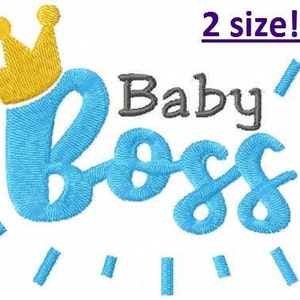 Baby Boss Embroidery Design *2 Size! - Etsy