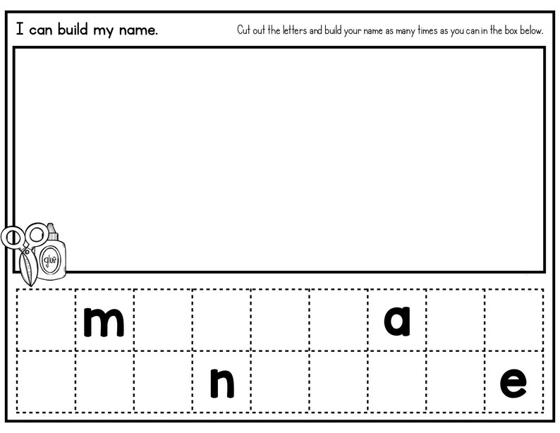 Custom Name Tracing Pages Handwriting Practice Personalized Name Trace ...