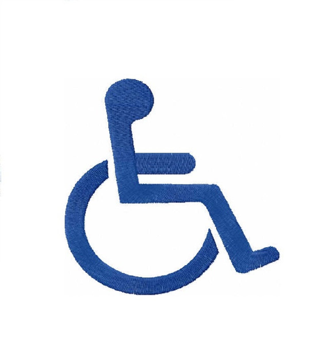 Handicap 2 Size Embroidery Design. Embroidery Pattern - Etsy