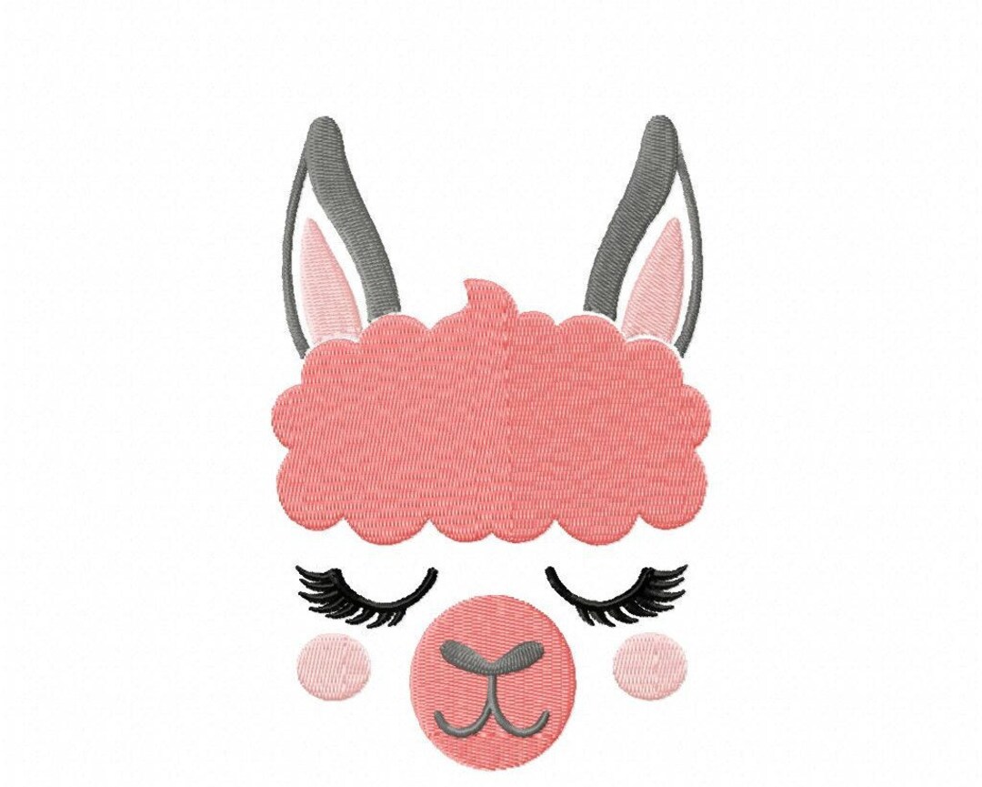 Lama- 2 Size Embroidery Design. Embroidery Pattern - Etsy