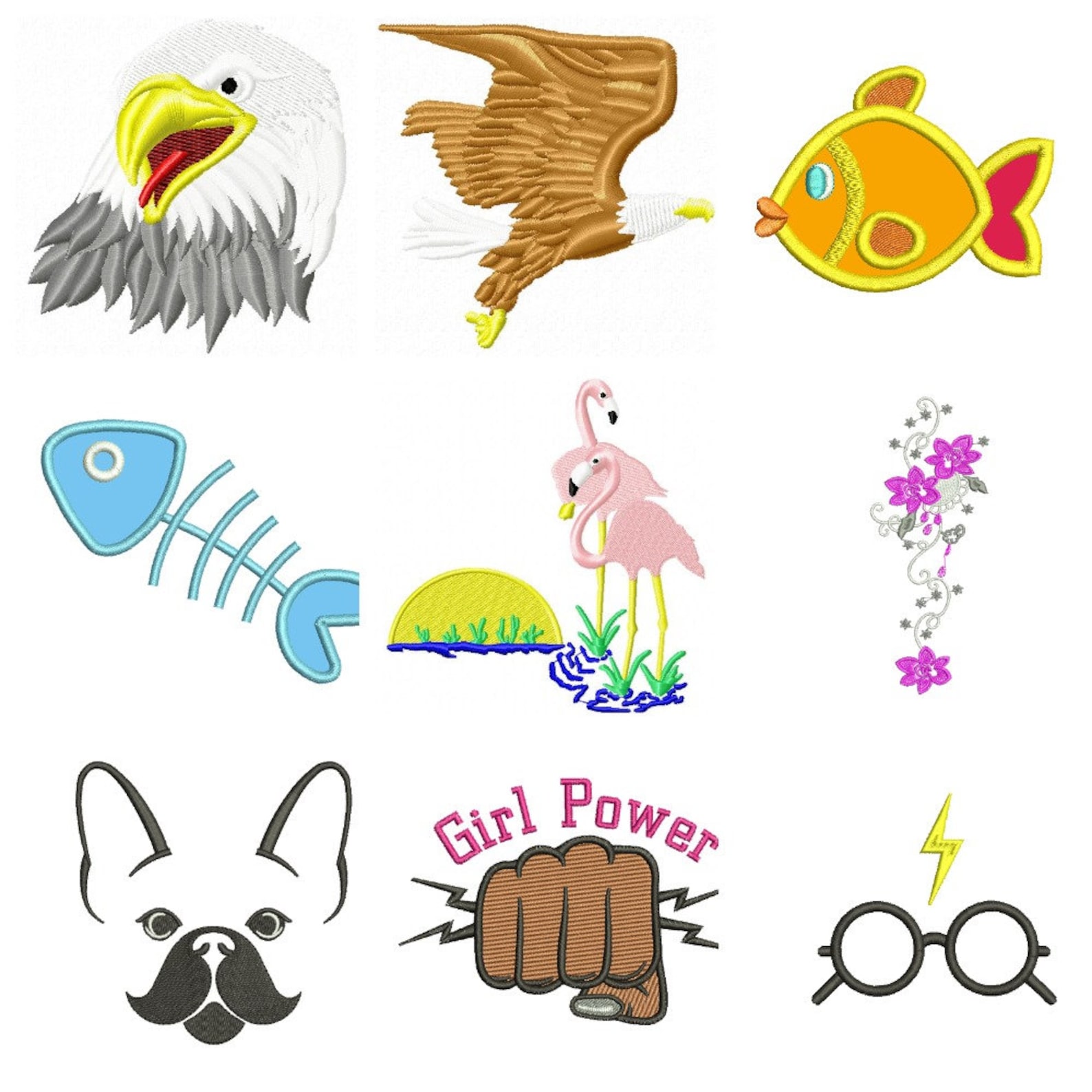 Embroidery Designs Bundle, Machine Embroidery Designs, Digital Product ...