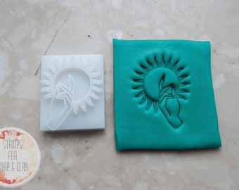 Polymer Clay Mini Stamps Slab Texture Tools Clay Supplies Embossing ...