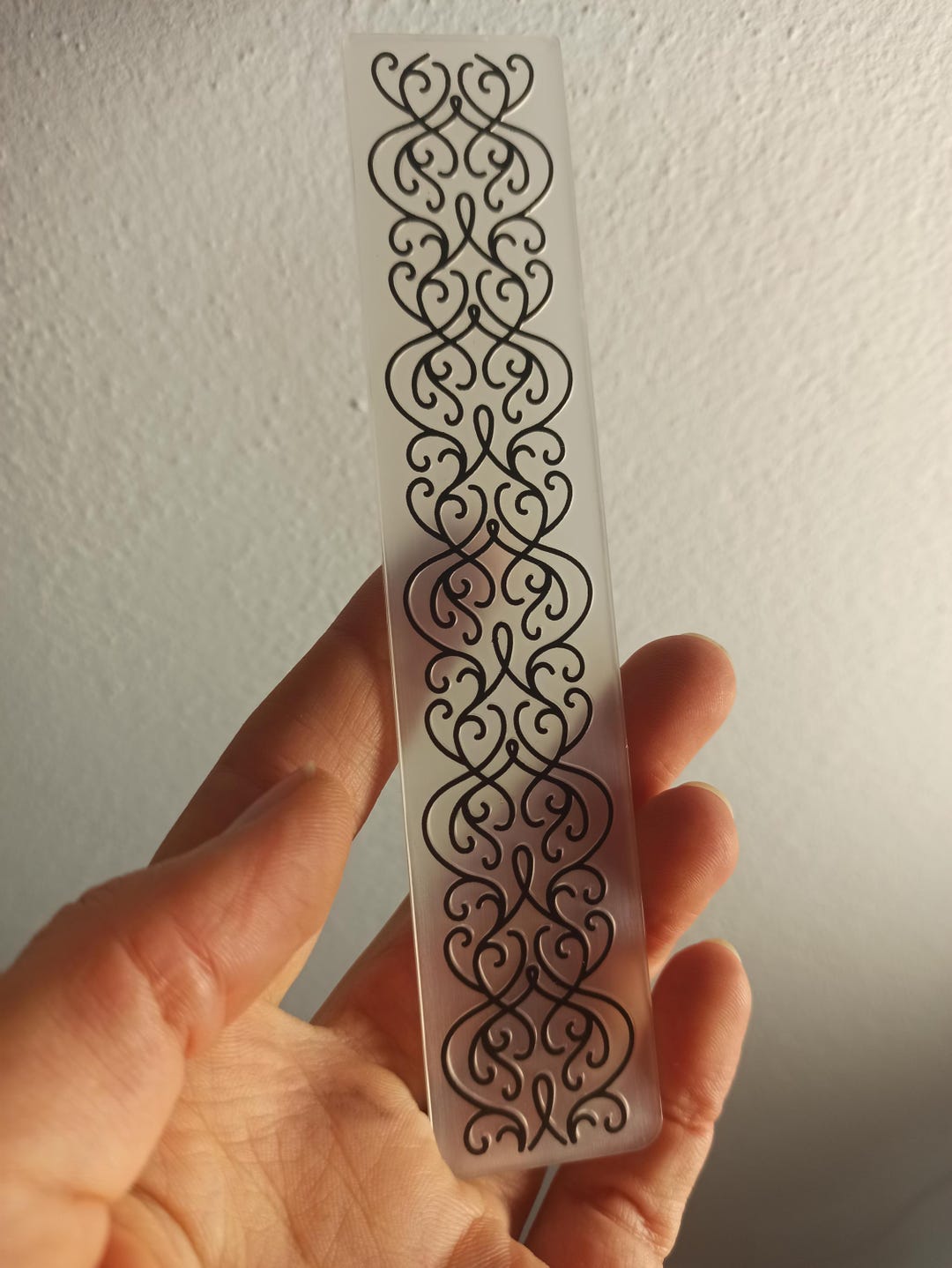 Embossing Folder Swirl Pattern ,christmas Scrapbooking, Ornament Paper ...