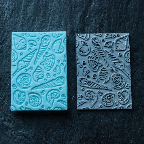 Texture Mat 39 Leaf Soap Stamp Clay Stamp Ink Stamp Metal - Etsy