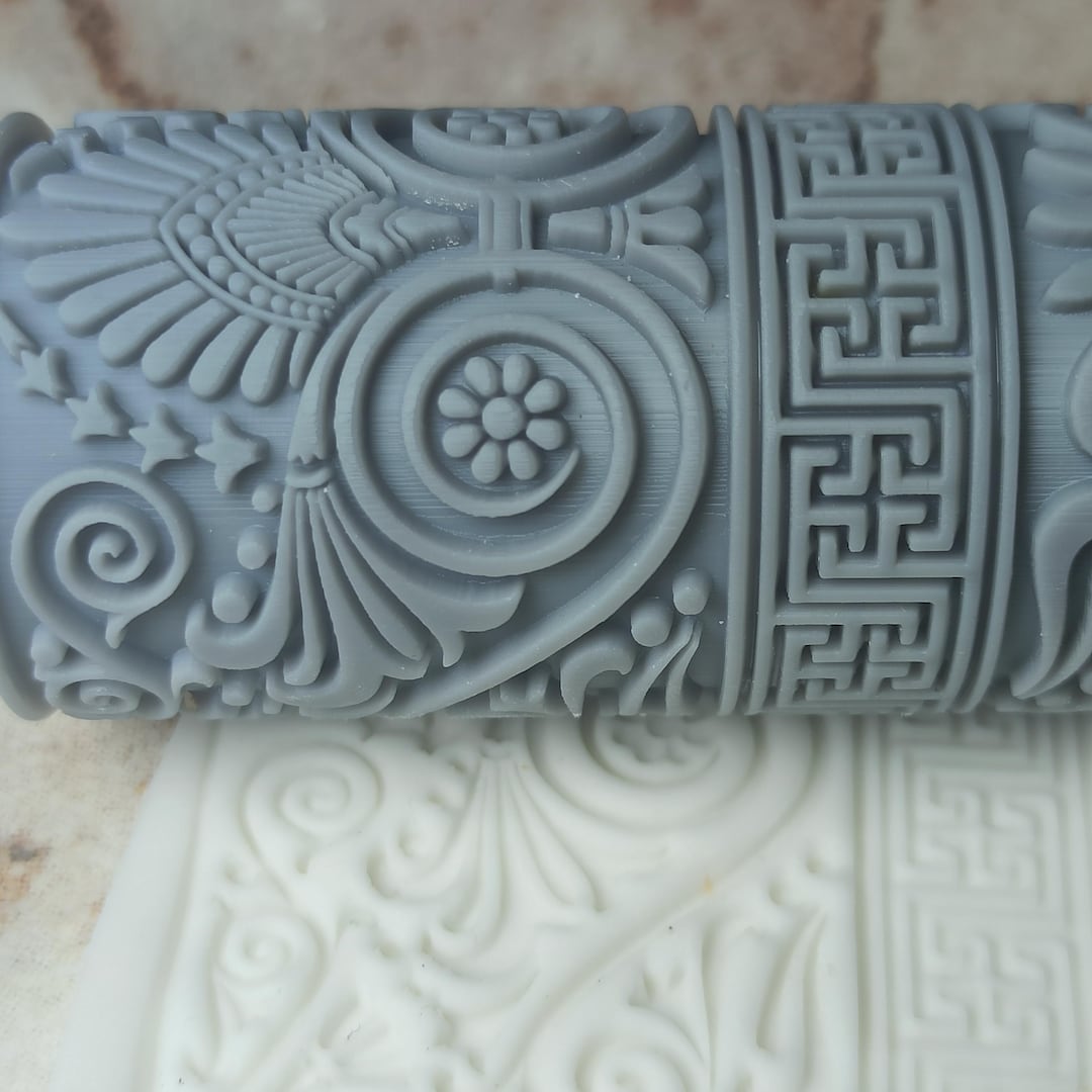Texture Roller L26, Baroque Texture, Floral Texture, Greek Texture ...