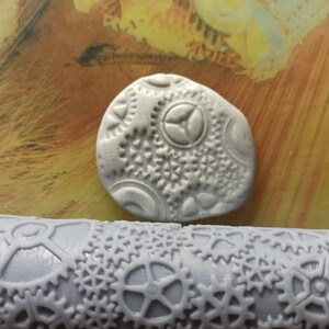 Texture Roller L04, Gear Roll, Gear Stamp, High Quality Texture, Clay ...