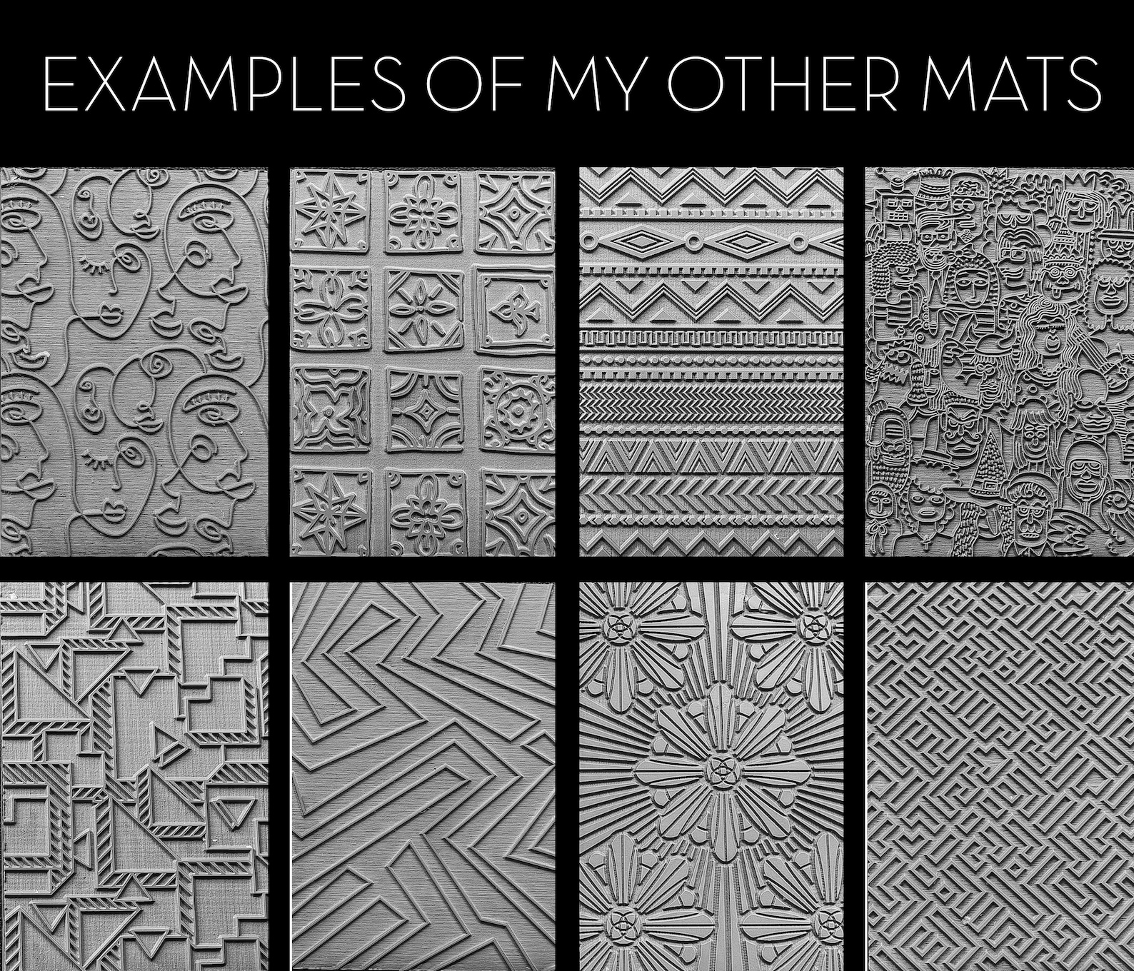 Texture Mat 36 Aztec Pattern African Pattern Soap Stamp | Etsy