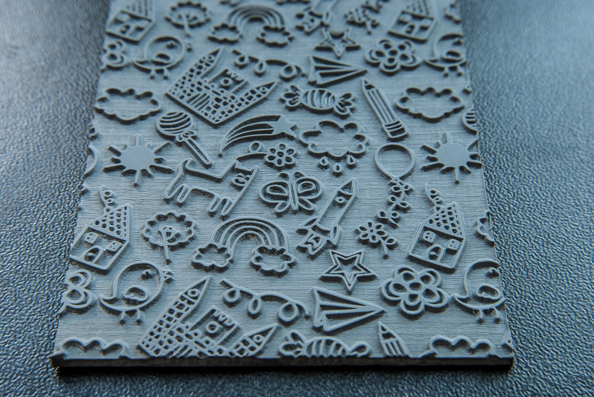 Texture Mat 23 Kids Drawing Soap Stamp Clay Stamp Ink - Etsy