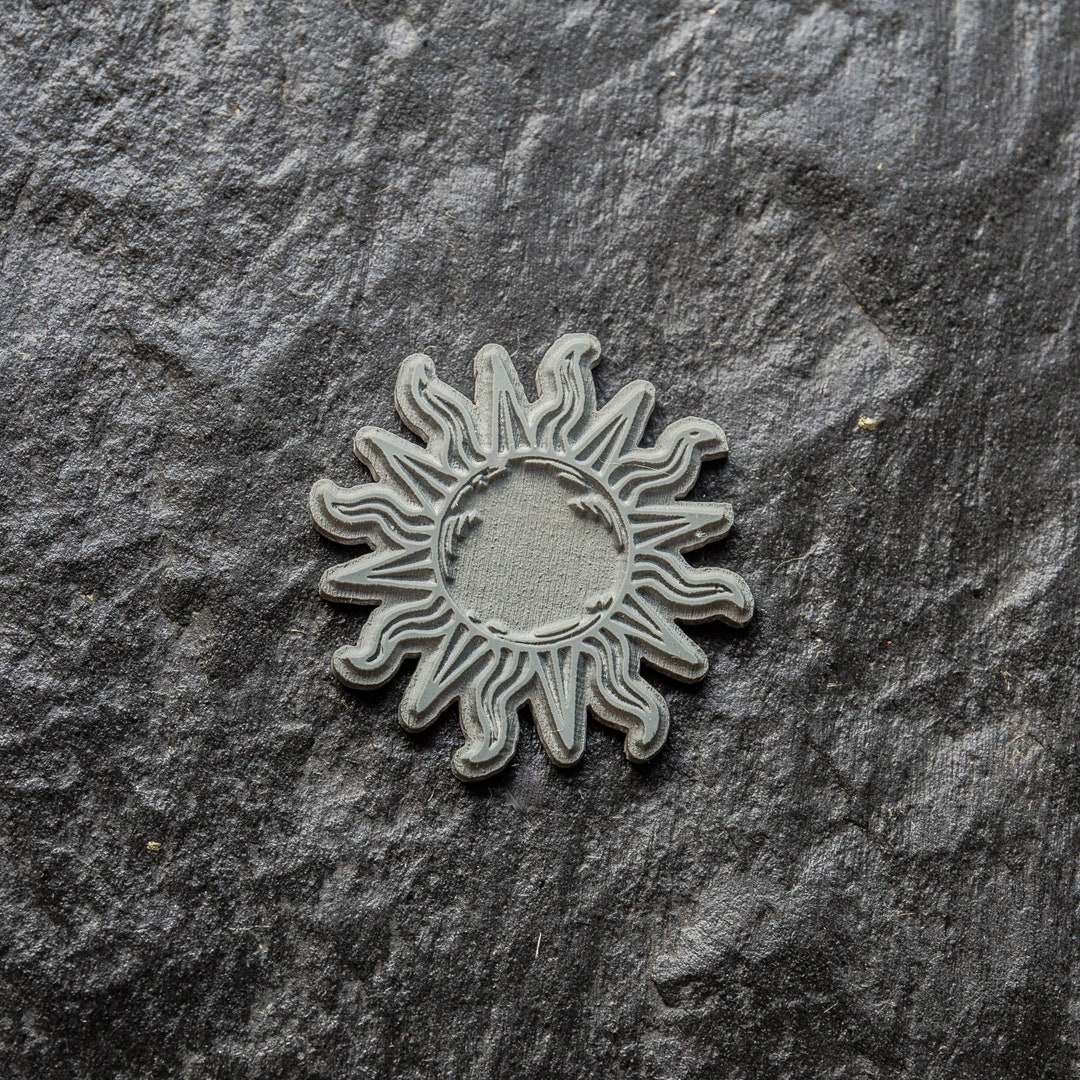 Soap Stamp, Polymer Clay Stamps, Sun #3 Rubber Stamp for Soap, Clay ...