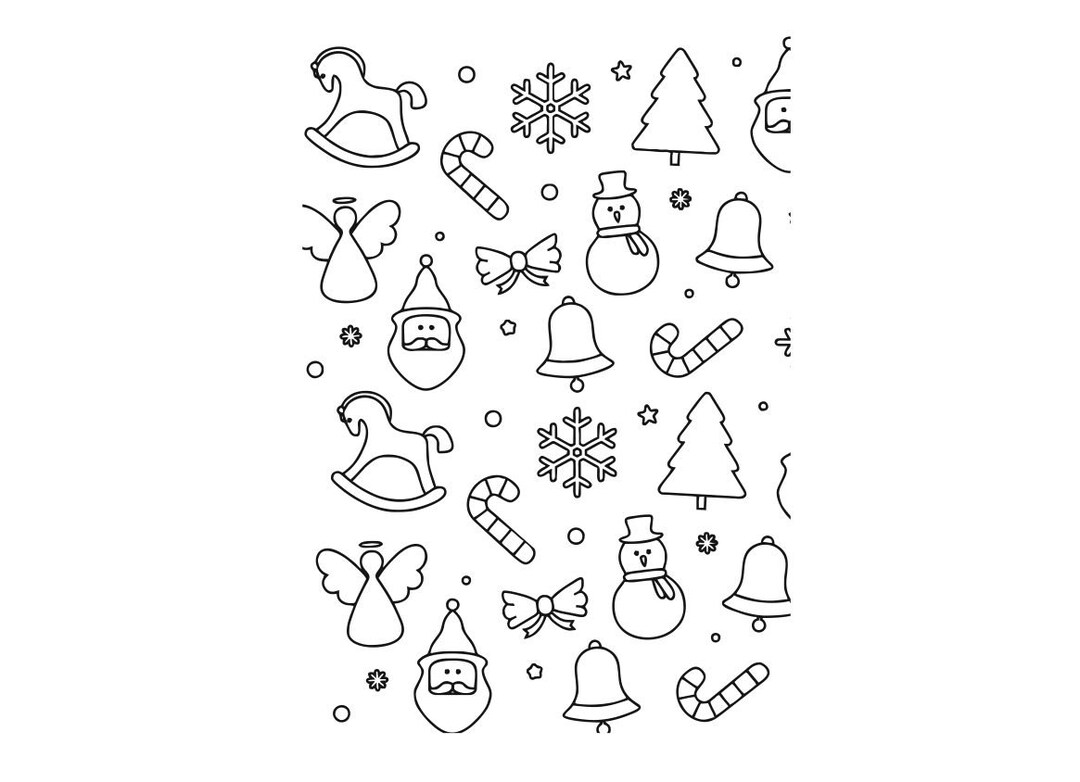 Texture Mat 50, Christmas Pattern, Soap Stamp, Clay Stamp, Ink Stamp ...