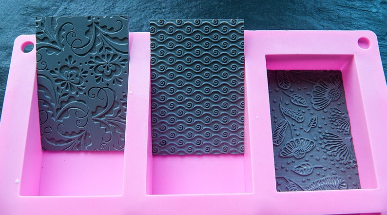 Texture Mat 91 Face Stamp Polymer Clay Stamp Soap Stamp | Etsy