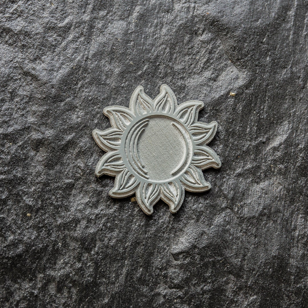 Soap Stamp, Polymer Clay Stamps, Sun Rubber Stamp for Soap, Clay ...