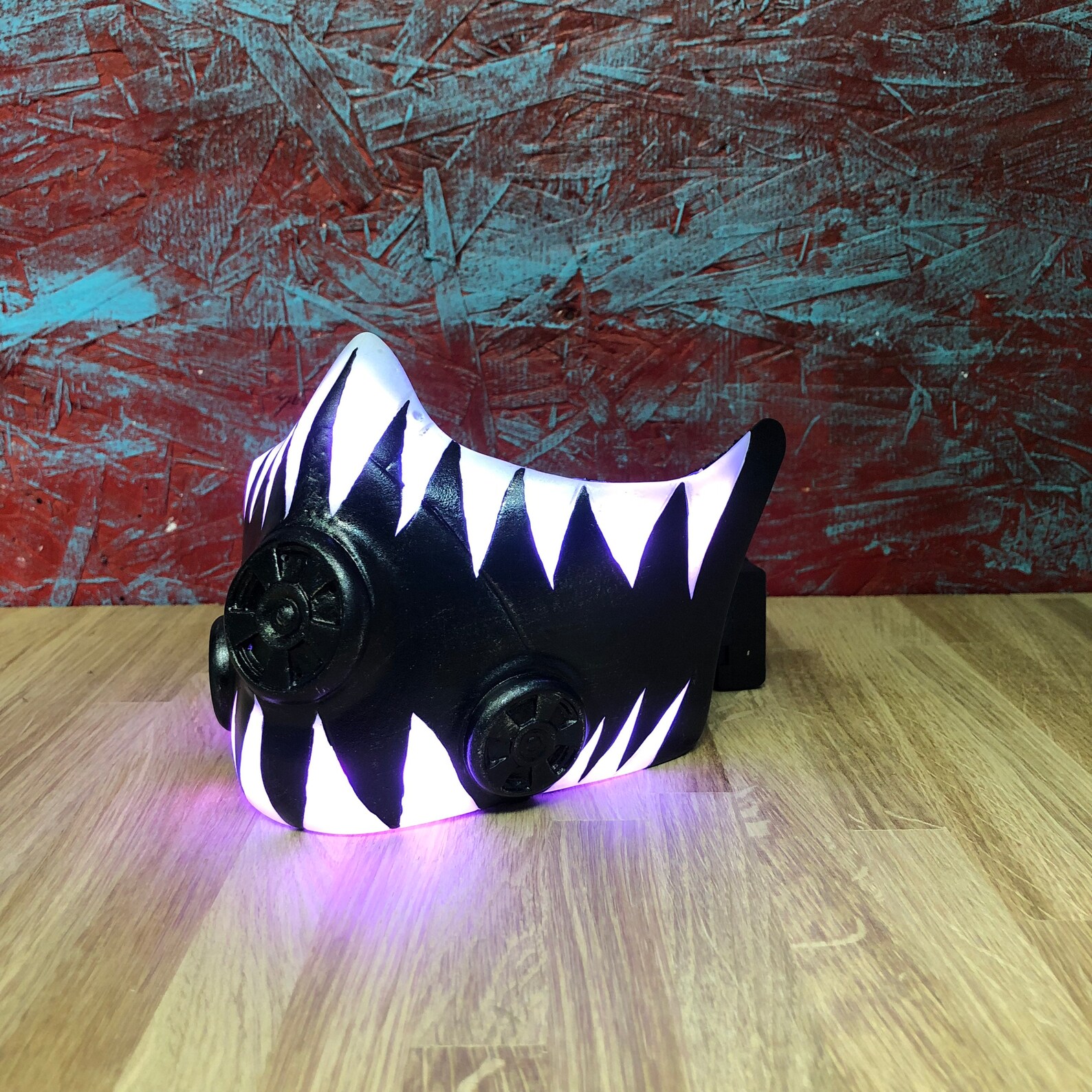 Octane mask apex legends with led light up two colours green | Etsy