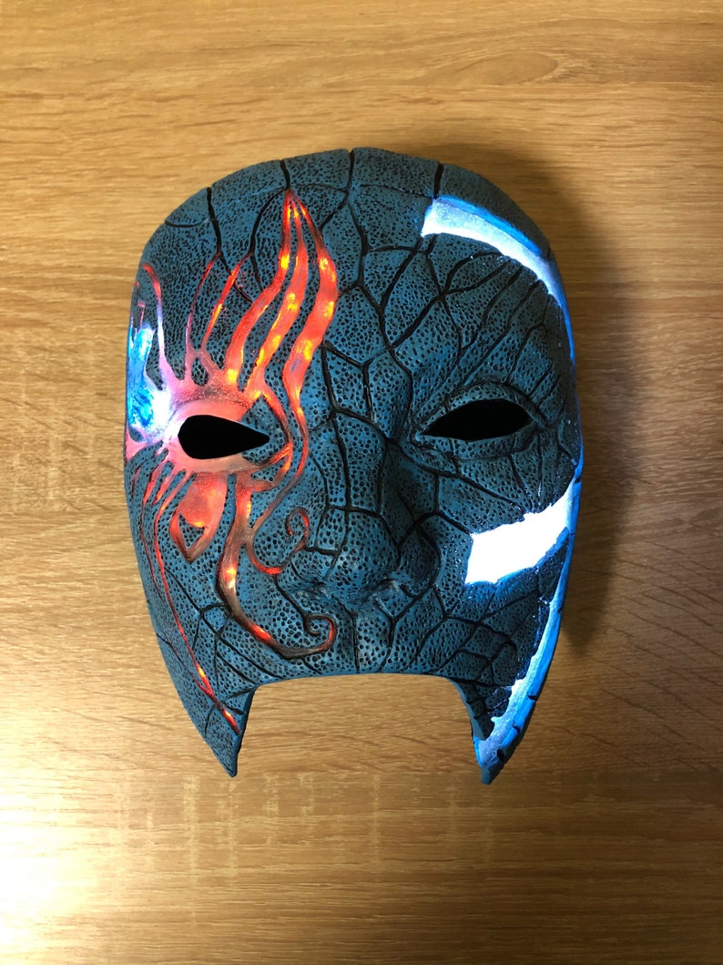 Johnny 3 Tears J3Ts mask from Hollywood Undead with light up | Etsy