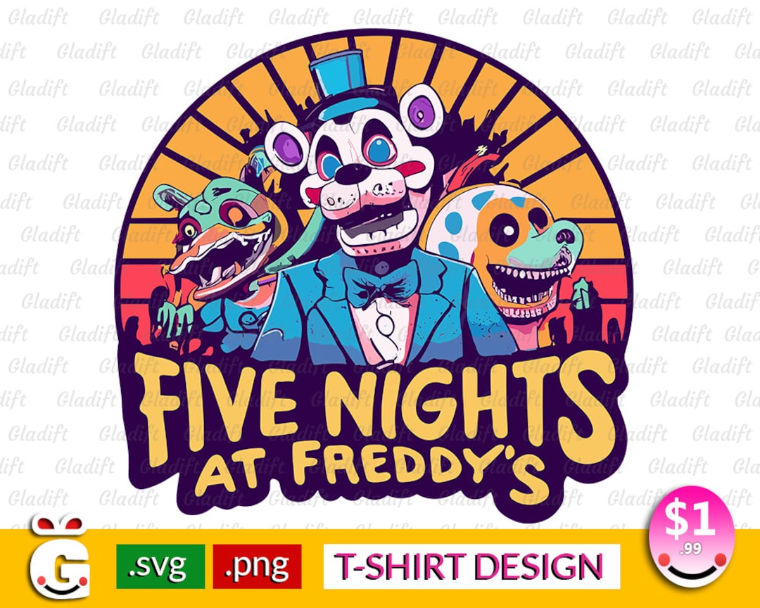 Five Nights at Freddys Costume Shirt Svg Png Vintage - Etsy Australia