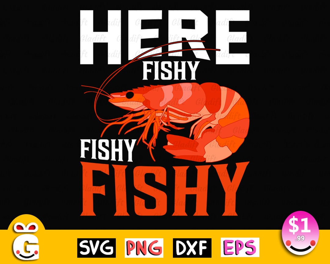 Here Fishy Fishy Fishy Svg Fishing Svg Summer Svg Vacation - Etsy