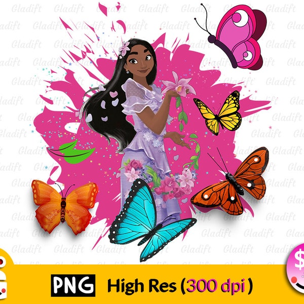Encanto Isabella Png Clipart - Etsy Denmark