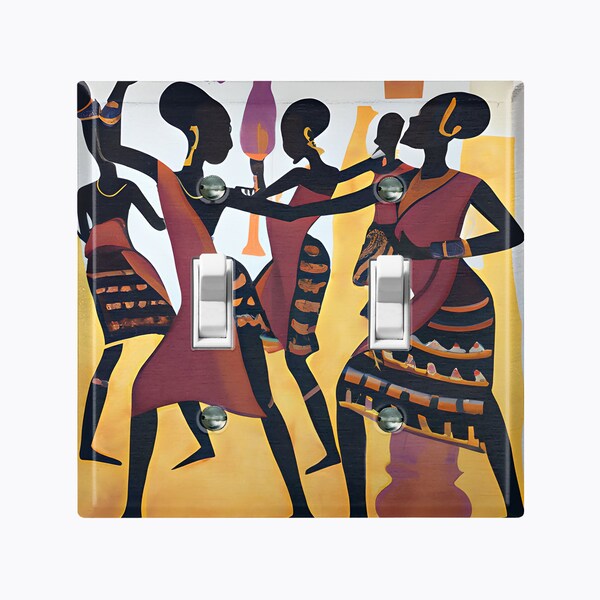 African Light Switch Covers - Etsy