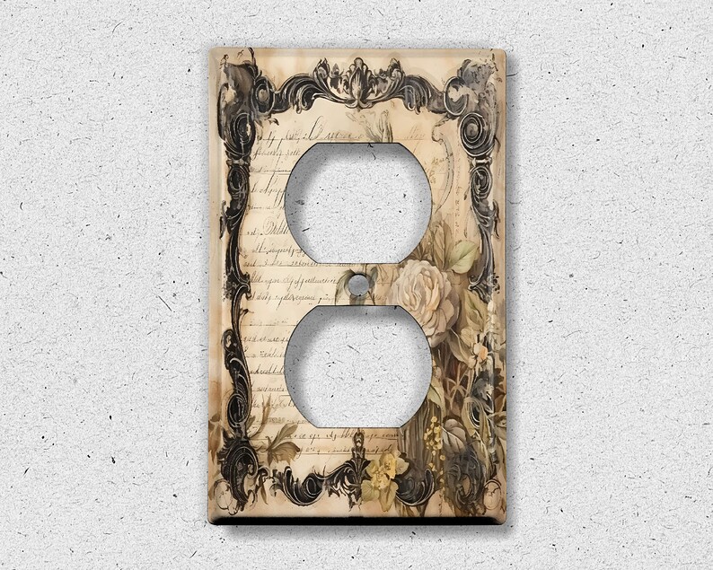 Metal Light Switch Cover | Light Switch Plate, Outlet Cover, Wall Plate ...