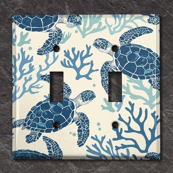 Sea Turtle Light Switch Cover - Etsy