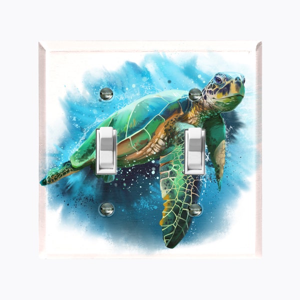 Sea Turtle Light Switch Cover - Etsy