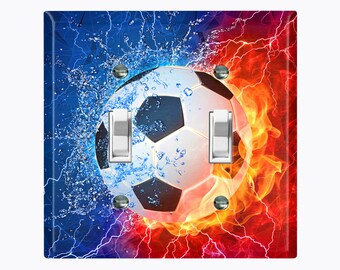 Soccer Light Switch Plate - Etsy
