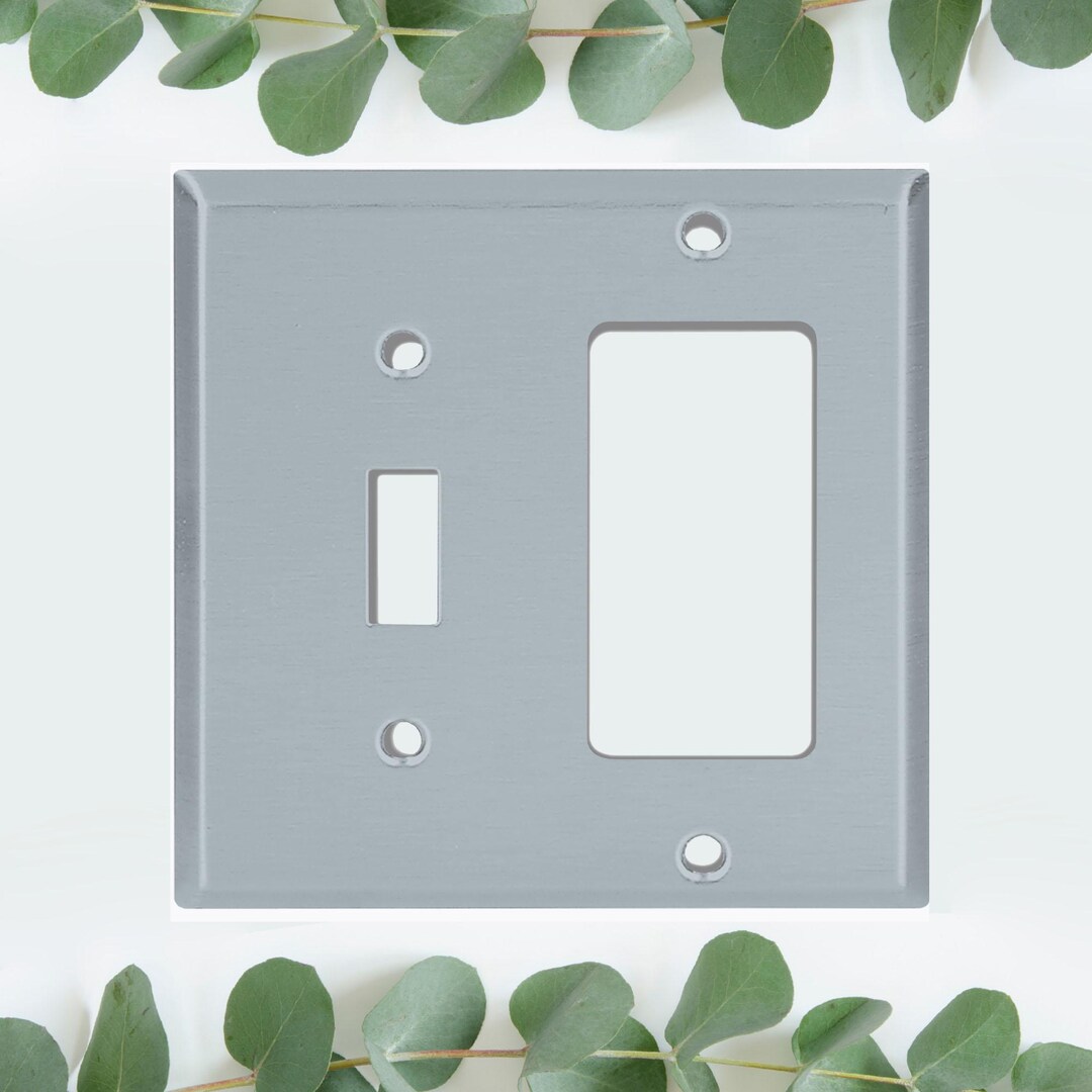 Toggle Switch GFI Outlet Combo Plate Cover, You Choose From Any Design ...
