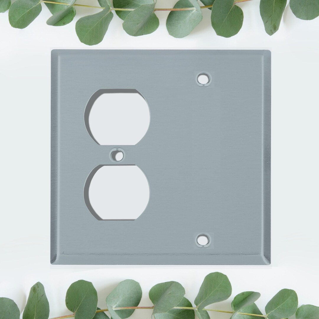 Duplex Outlet / Blank Combo Plate Cover, You Choose From Any Design We ...