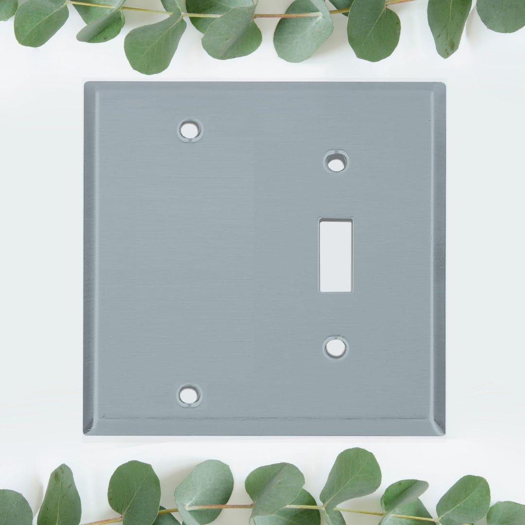 Blank / Toggle Switch Combo Plate Cover, You Choose From Any Design We ...