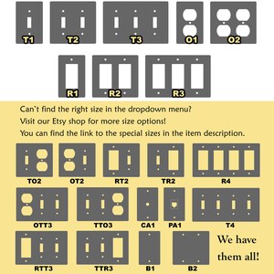 Metal Light Switch Cover, Light Switch Plate, Outlet Cover, Wall Plate ...