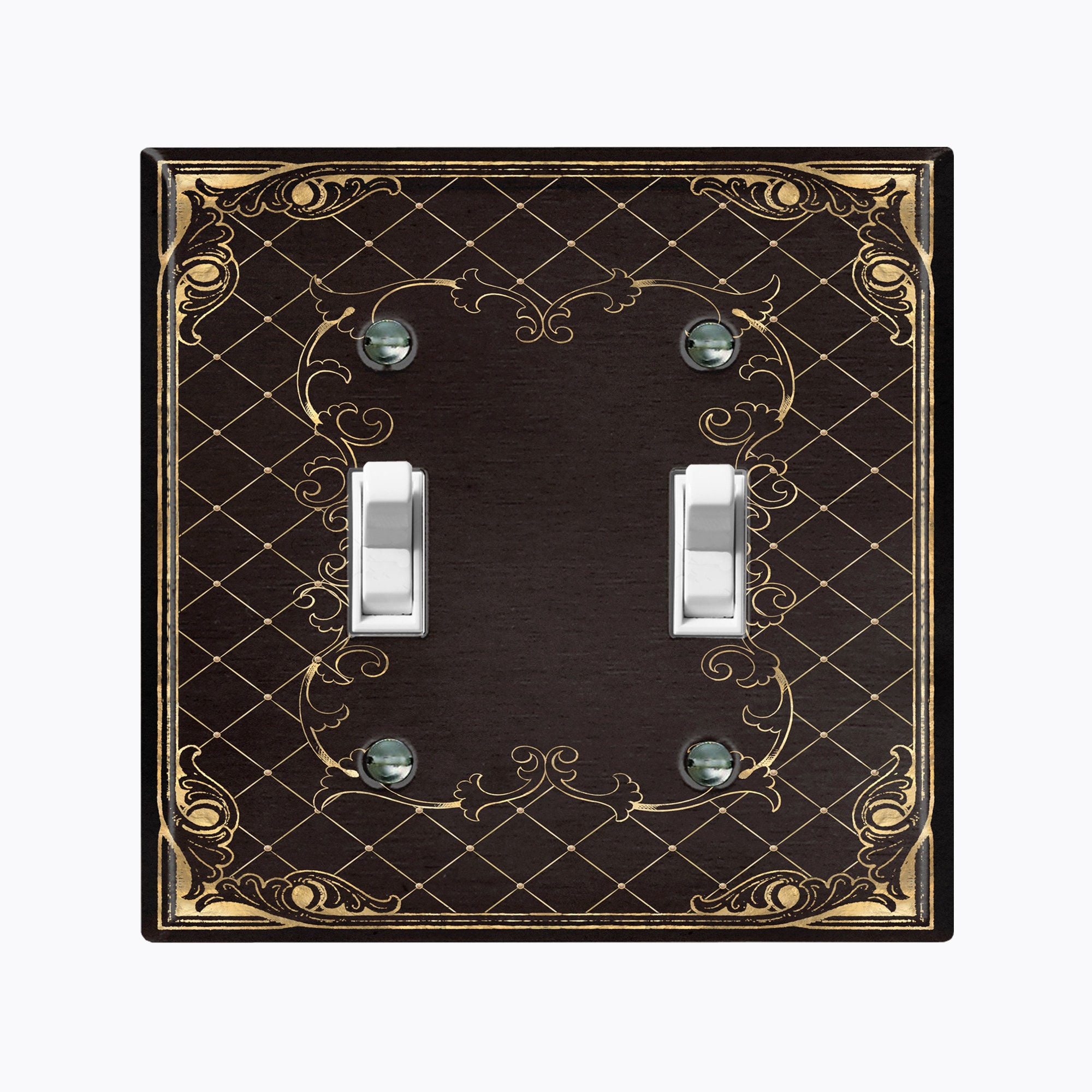 Decorative Rocker Switch Plate Cover Hello 1 Decorative Double Rocker ...