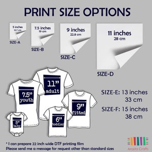 DTF Heat Transfer Designs Ready to Press, Personalized Gifts, Diy ...