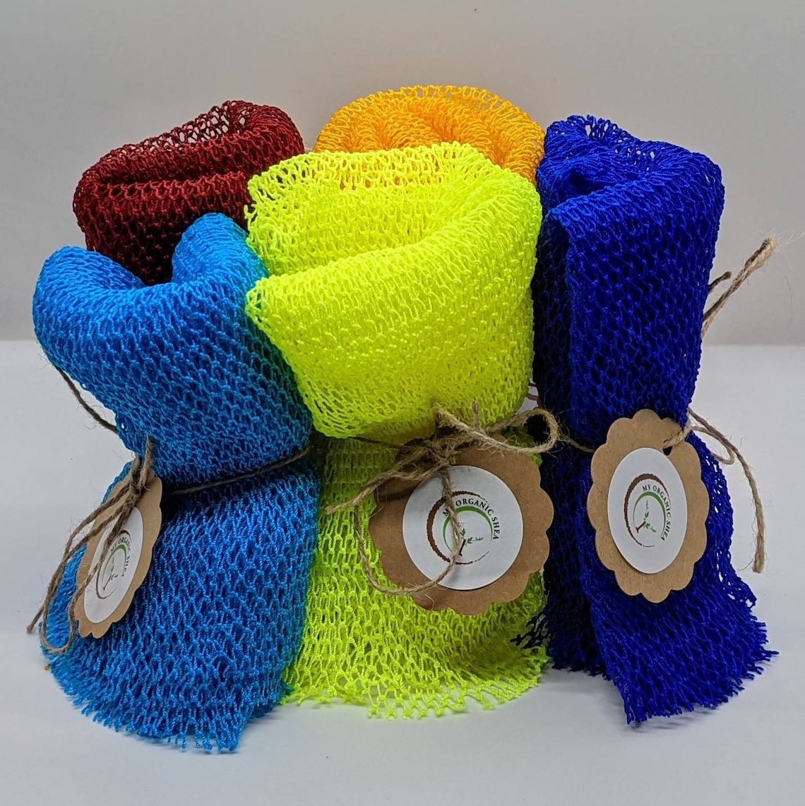 African Exfoliating Bath Sponge Net Loofah Cloth Sapɔ SALE - Etsy