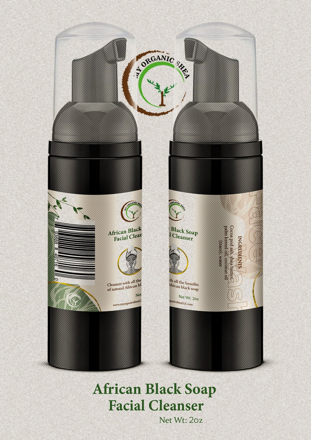 African Black Soap Facial Cleansers 2oz - Etsy