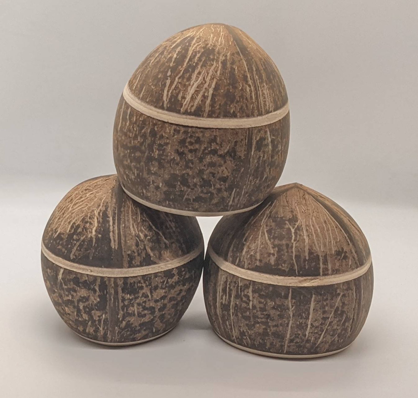 Unique Handmade Coconut Shell Container With Lid - Etsy