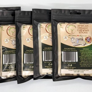 Natural African Chewing Sticks/sokodua/natural Stick Toothbrush ...