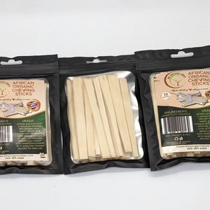 Natural African Chewing Sticks/sokodua/natural Stick Toothbrush ...