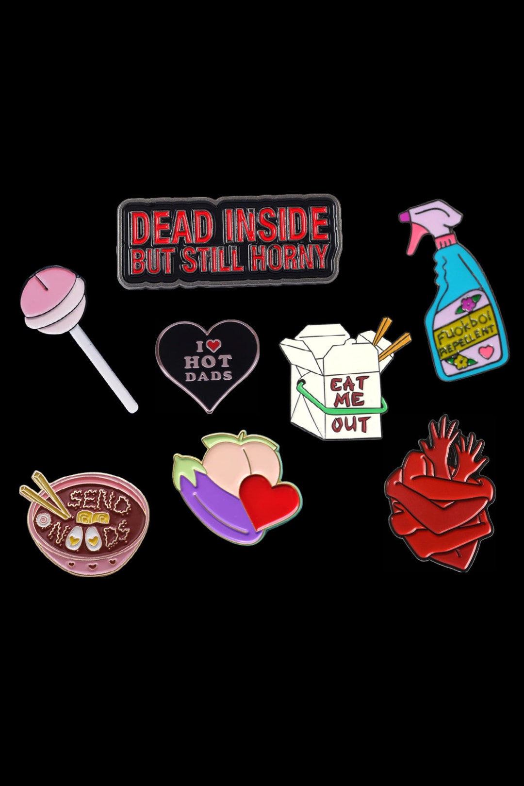 Sexy Enamel Pin Queer Friendly Pins Etsy