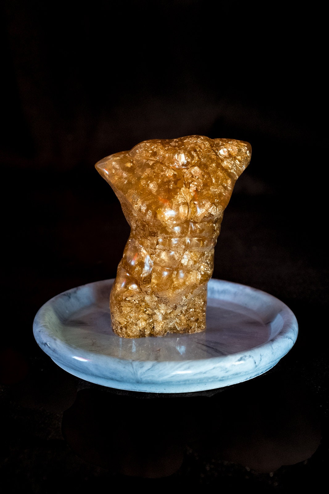 Male Resin Torso Homoerotic Sculpture Golden Boy - Etsy