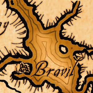 Map of Tamriel, the Elder Scrolls IV: Oblivion Remastered, 10369 X 6480 ...