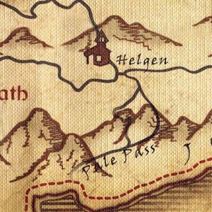 Map of Skyrim, the Elder Scrolls V: Skyrim Inspired, 5000 X 2812 Pixels ...