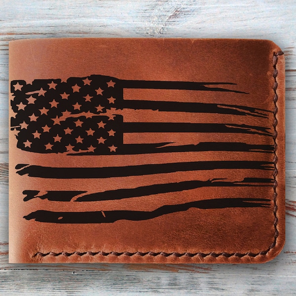 American Flag Wallet - Etsy
