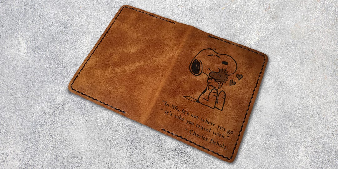 Peanuts Snoopy Dog Passport Cover Personalized, Vegvisir, Futhark ...