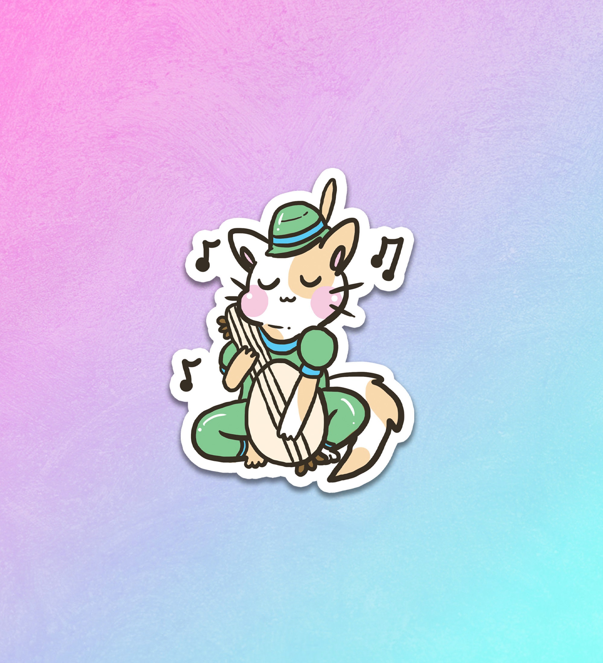 D&D Cats 2 Sticker Pack Set Cute Kitten Animal | Etsy