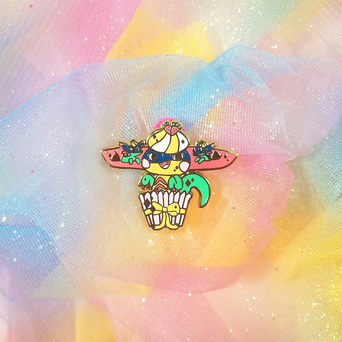 Petite Sweets Hard Enamel Pin - Dragapult Sword Shield Kawaii Cute Ice ...