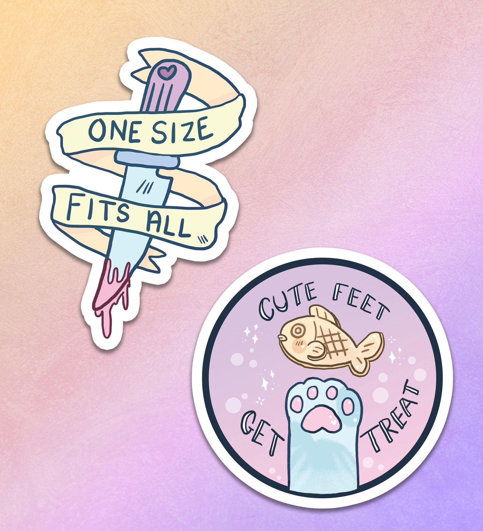 Kawaii Japanese 2 Stickers Cute Japan Pastel Pink - Etsy