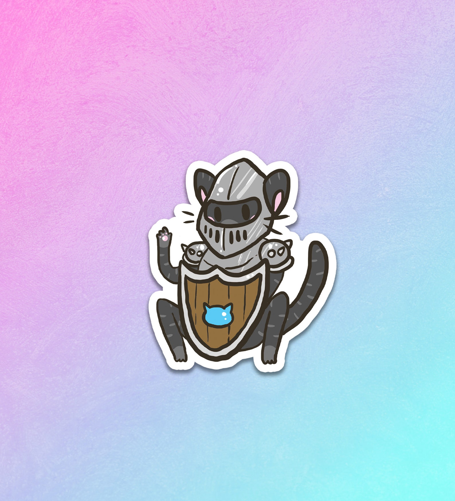 D&D Cats 2 Sticker Pack Set Cute Kitten Animal - Etsy