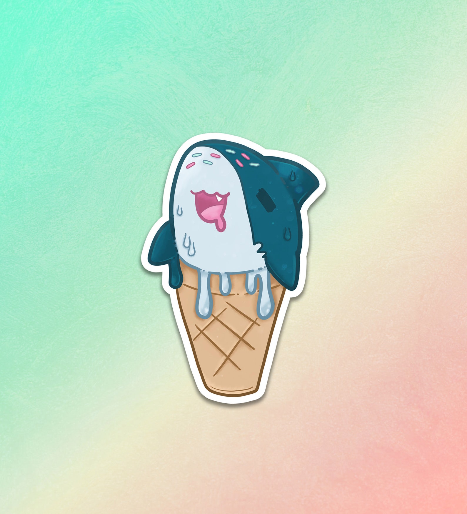 Shark Week Ice Cream Flower Crown Baby Cute Precious Animal - Etsy