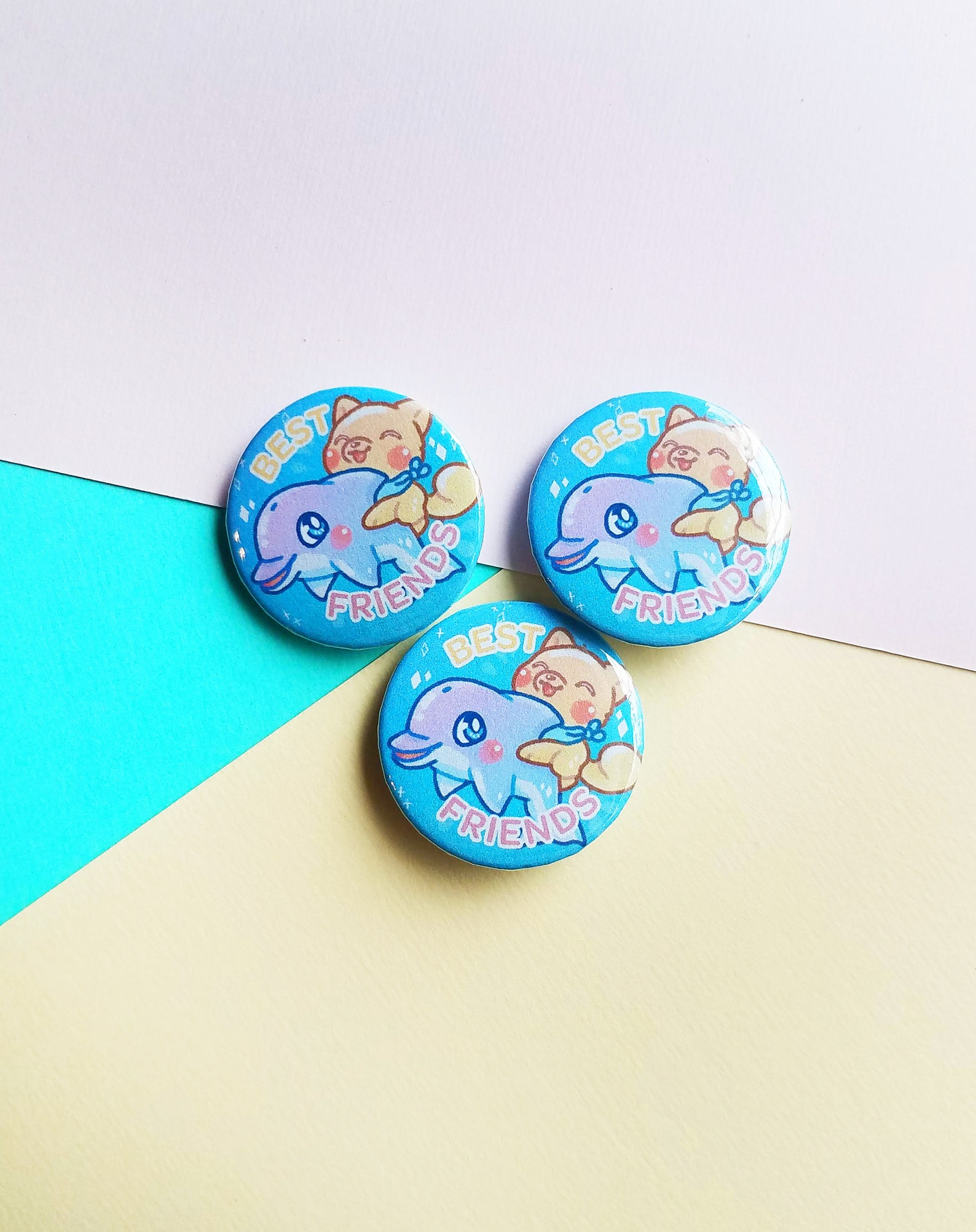 Friendship Frens Fren Dog Doggo Pupper Shiba Inu Dolphin | Etsy