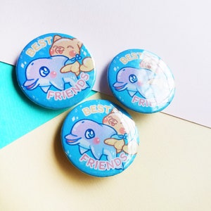 Friendship Frens Fren Dog Doggo Pupper Shiba Inu Dolphin | Etsy